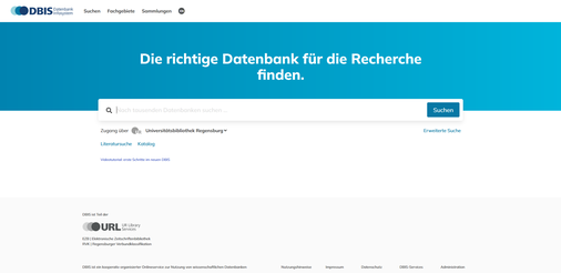 Recherche nach Aufsätzen - Universität Regensburg