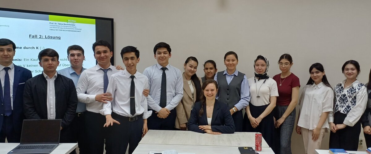 Lecture: Introduction to German Civil Law at Tashkent State University ...